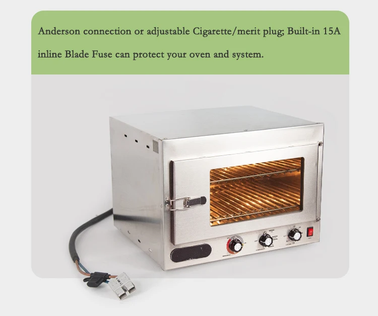 Multifunctional 12V Electric Mini Toaster Oven 6L Capacity Adjustable ...