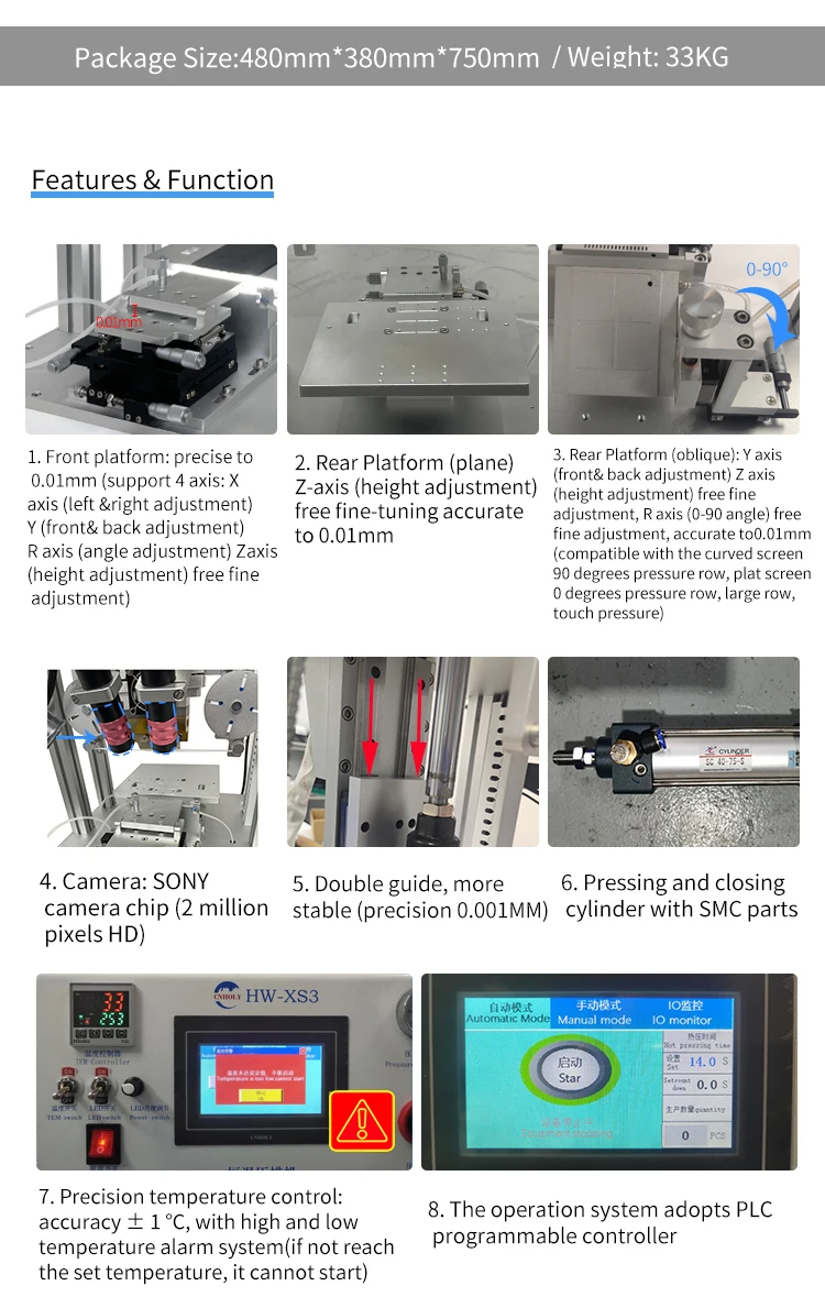 Mobile Phone LCD Screen Repair Machine - COF Bonding
