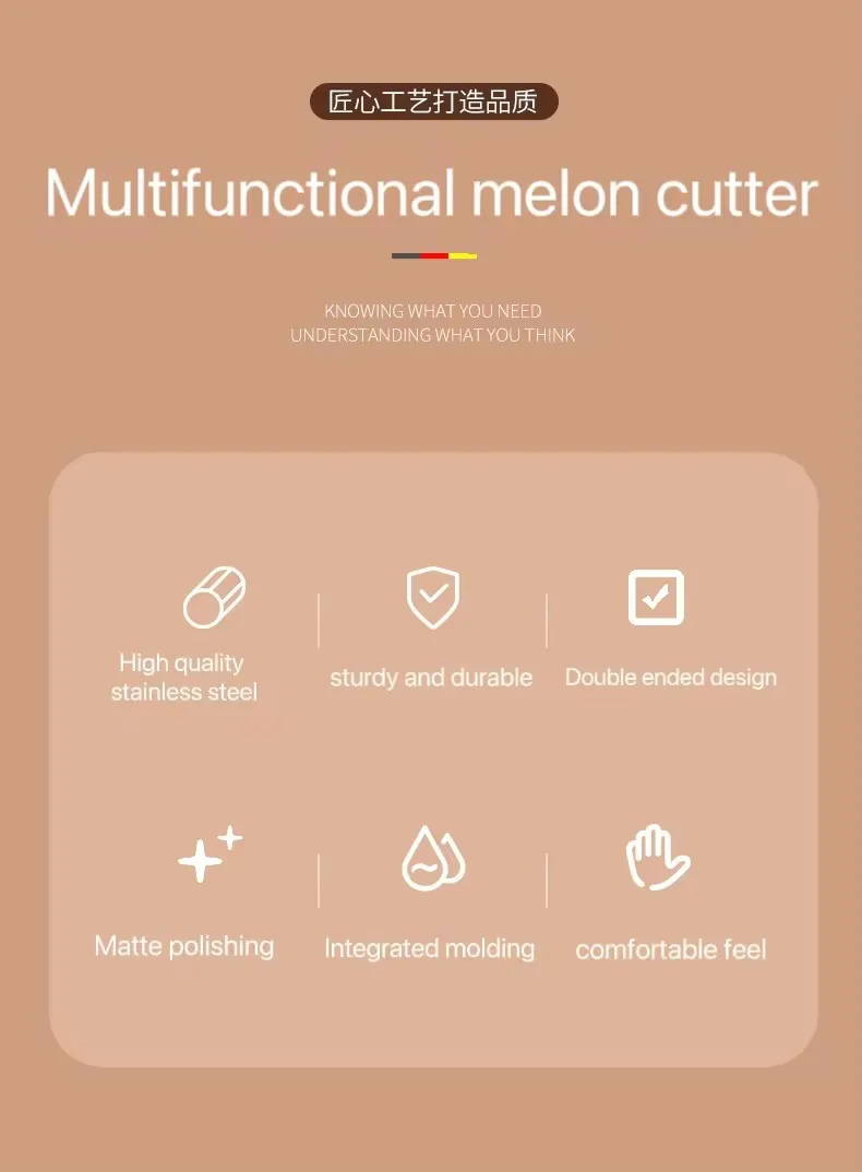 2 in 1 Watermelon Slicer Cutter - Efficient & Sustainable