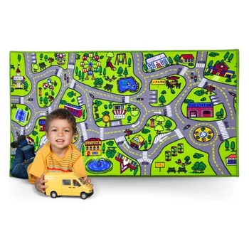Lovely Kids Road Play Mat Children's Carpet Rug For Floor - Buy Play ...