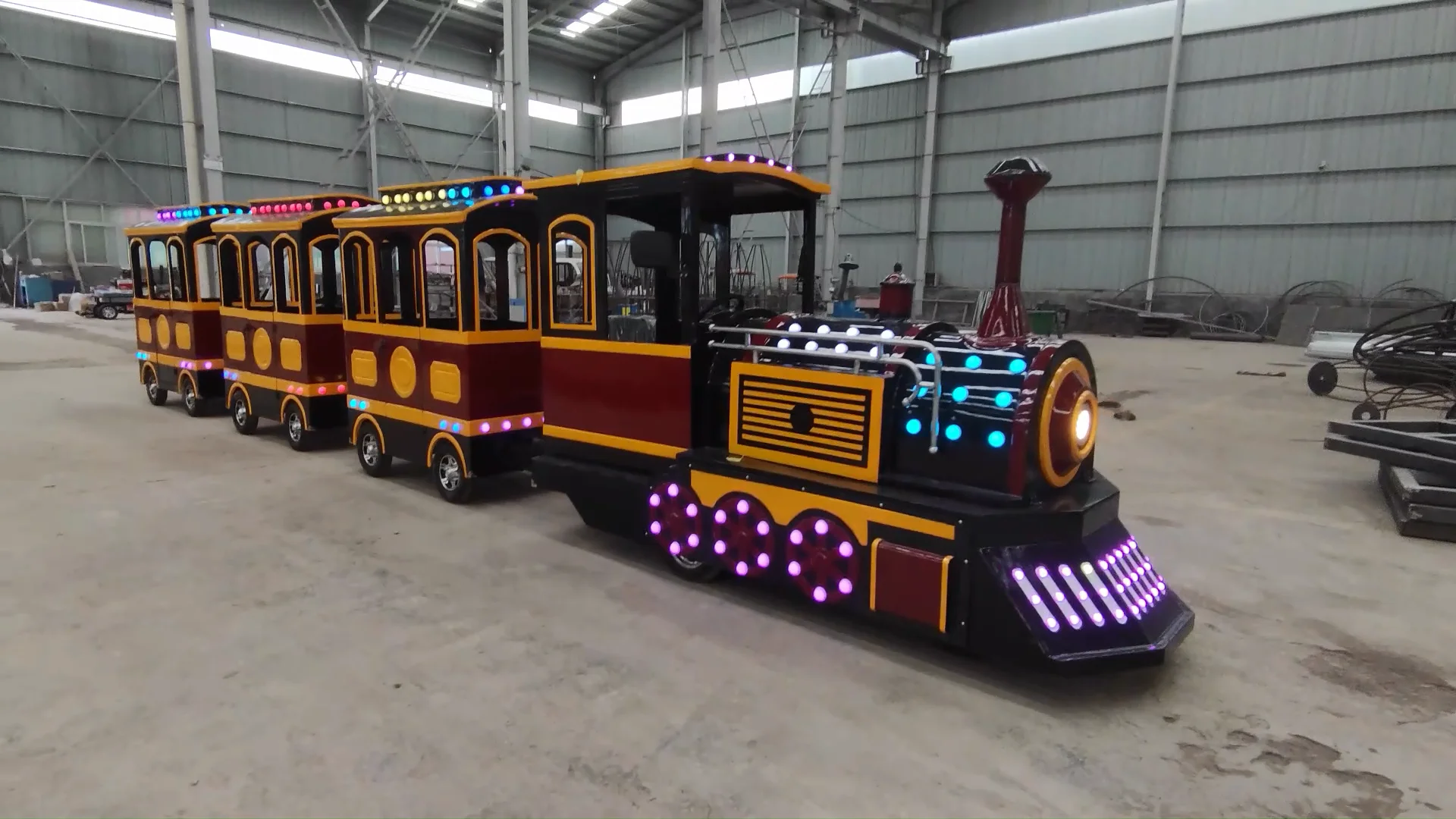 Park Shopping Center Train Ride Retro Electric Trackless Train For ...