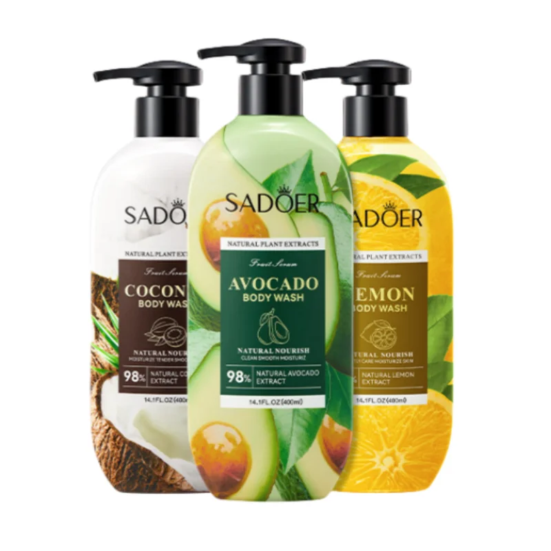 Factory Price Body Wash Mild Avocado Coconut Lemon Body wash Large ...