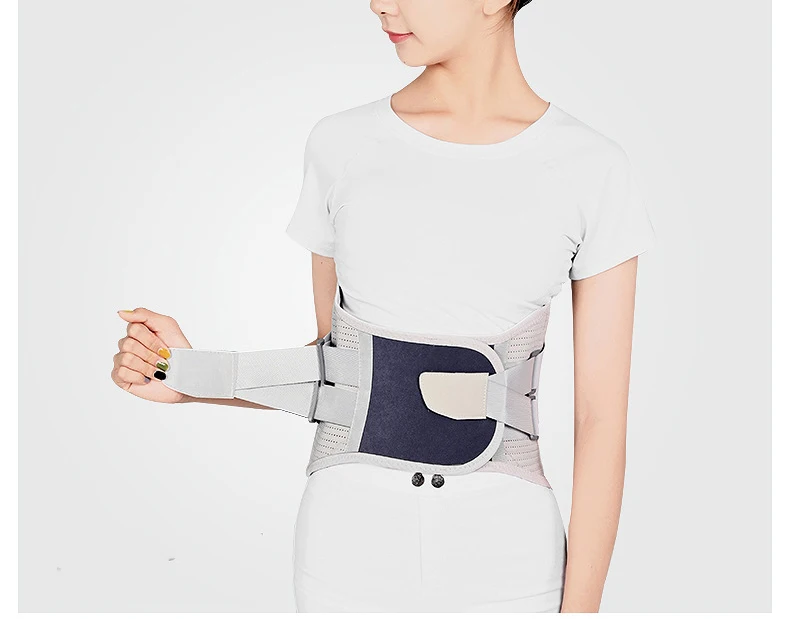 Breathable Lower Pain Relief Support Back Brace Adjustable Working ...