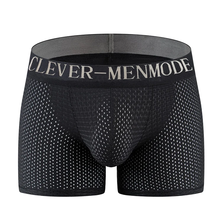 Sexy Men Butt Lifter Underwear Boxers Men's Padded Enhancing Breathable ...