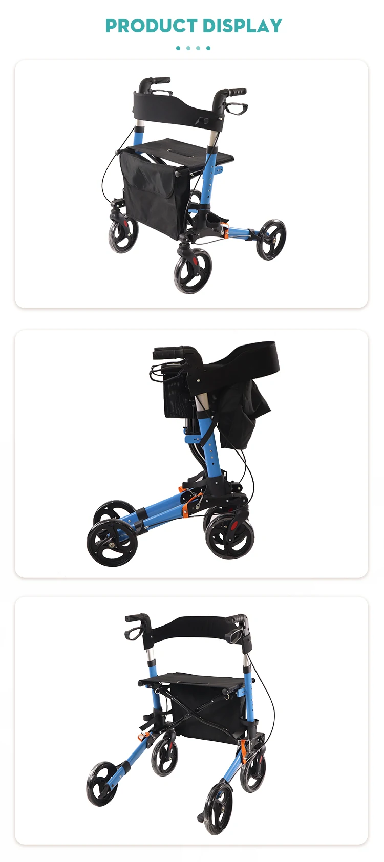 High Quality Shopping Cart Basic Rollator Drive Rollator Walkers - Buy ...