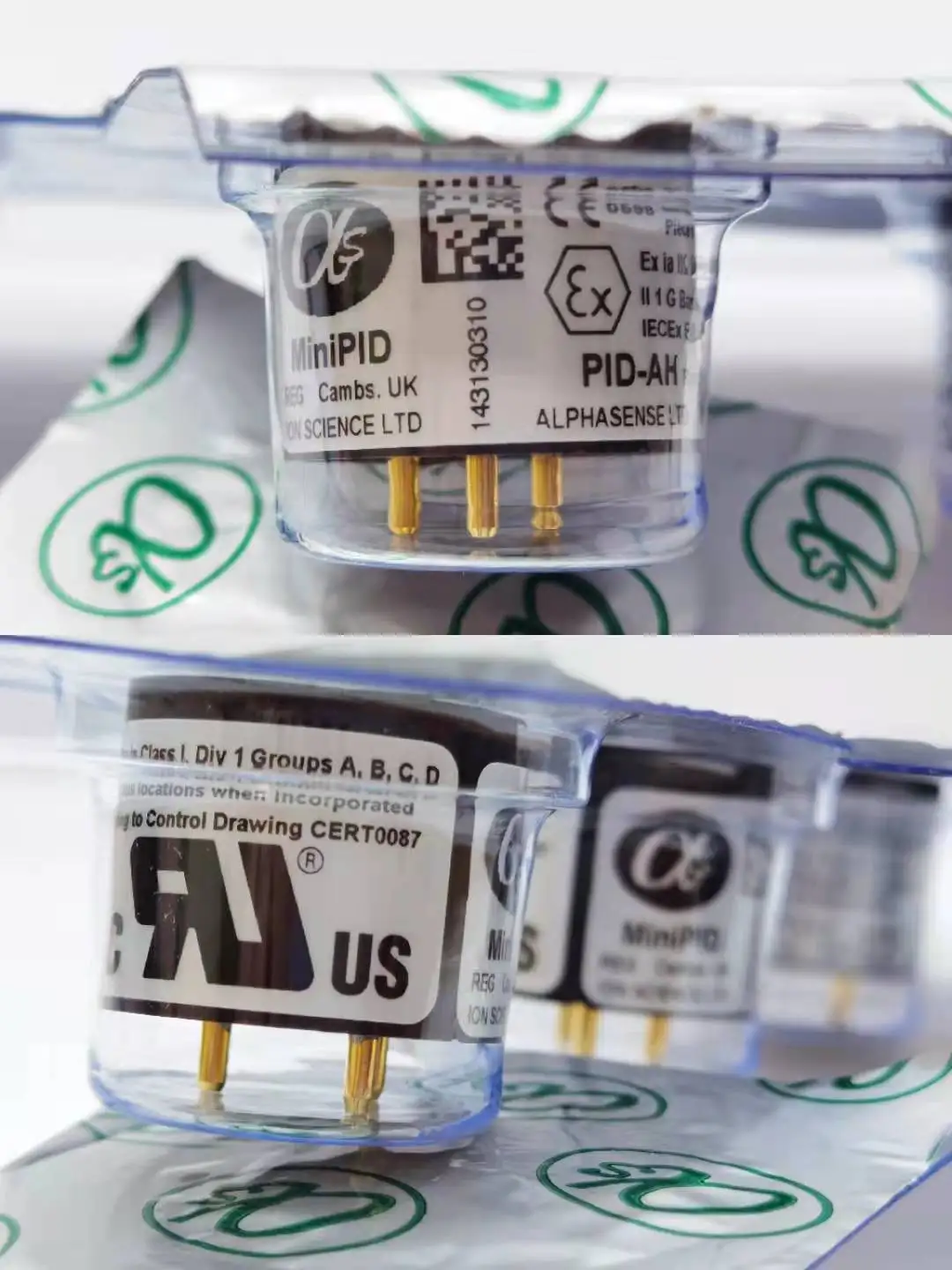 PID Light Ion Gas Sensor ALPHASENSE PID-AH2 for Precise ppb VOCs ...