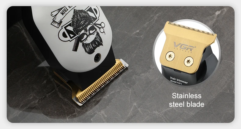 VGR V-971 Beard Trimmer - Professional Rechargeable Hair Trimmer