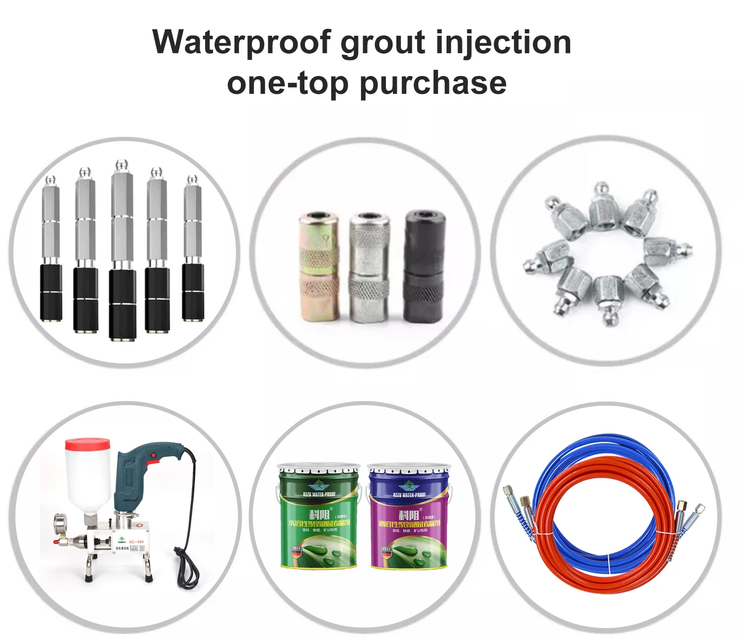 Grouting Injection Packer For High Pressure Machine Ex- Factory Pu ...