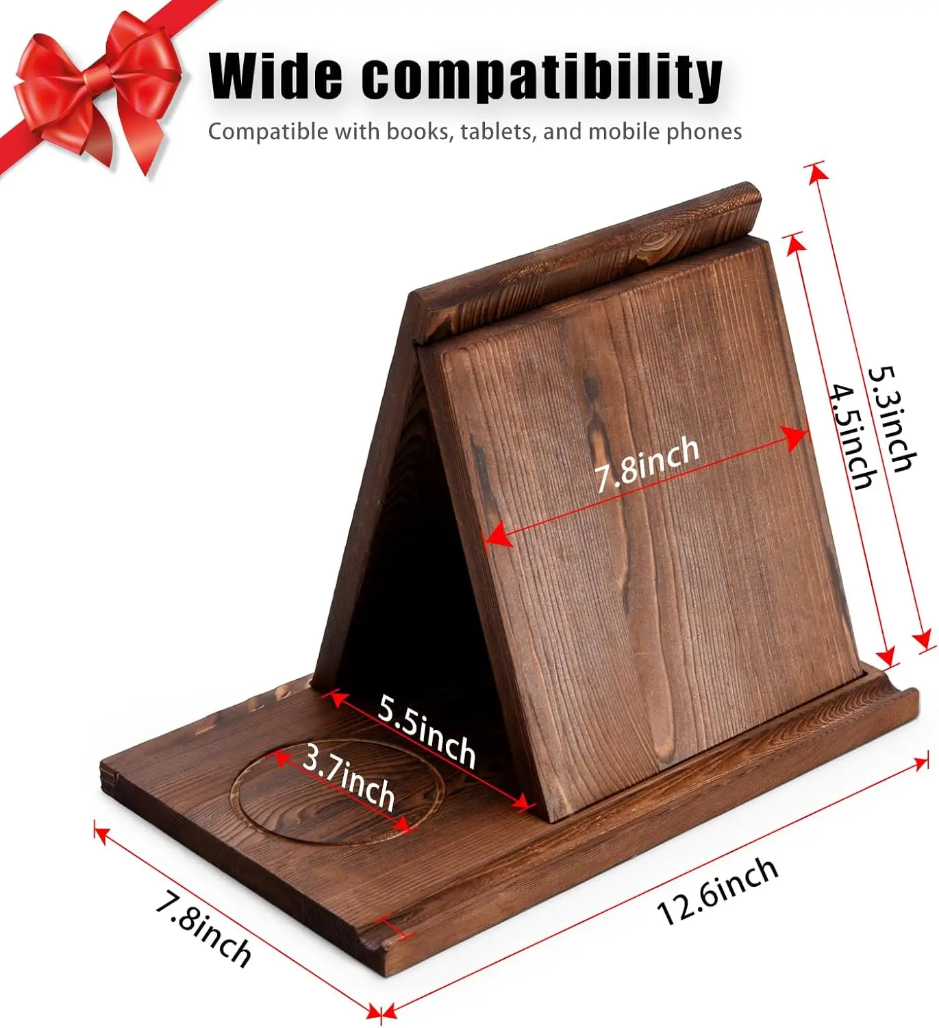 Custom Wooden Multi Functional Book Reading Rest