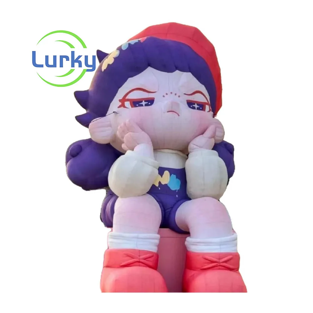 Cartoon Little Girl Inflatable Model Advertising Custom Inflatable Doll ...