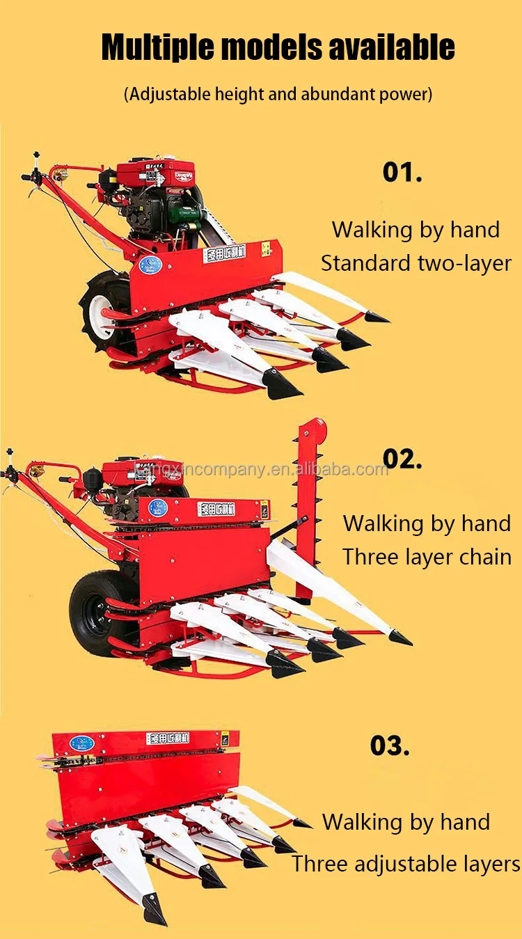 Hand Binder Machine Corn Harvesting Sorghum Reed Wheat Harvester Held ...