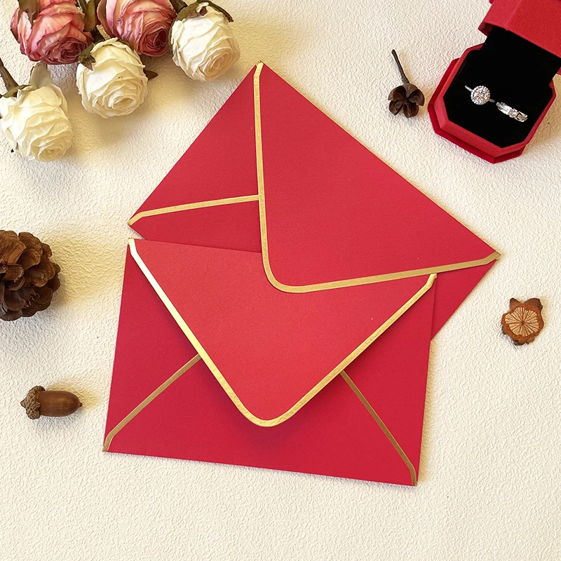 High Quality Fancy Luxury Black Envelopes Mini Cards Luxury Card and ...