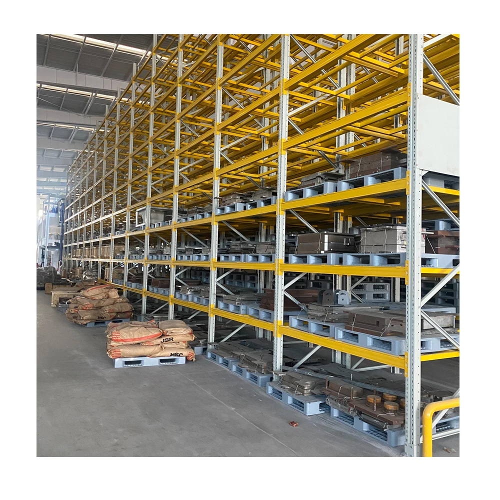 Warehouse Storage Steel Shelf Pallet Racks With Wheels Warehouse ...