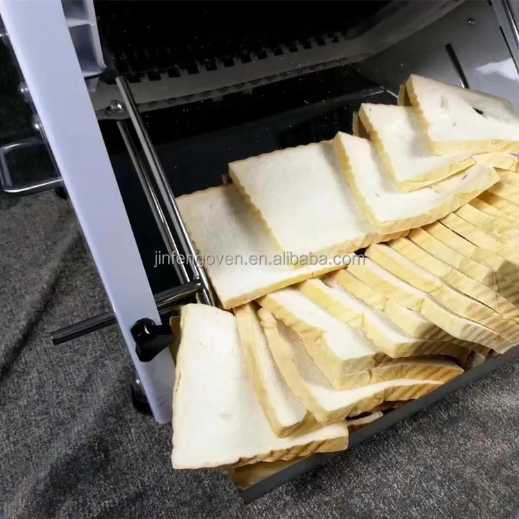 Commercial Electric Automatic Rotary Toast Cutter Bread Slicer / Loaf ...