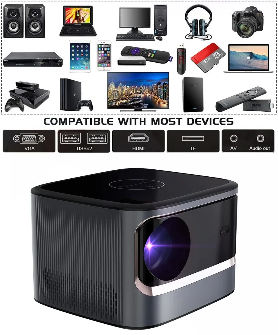 Vsmile V0041sm Smart 3d Support Android 9.0 Home Theater Portable ...