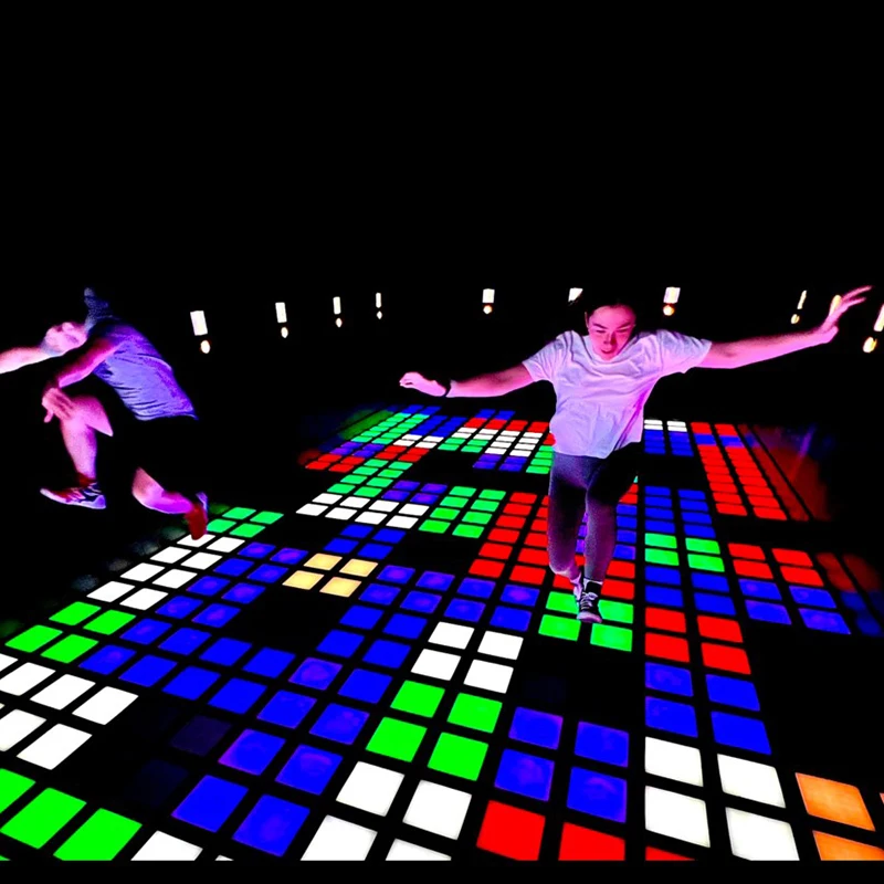 New Design Hot Interactive Projection Activate LED Grid Game Induction ...