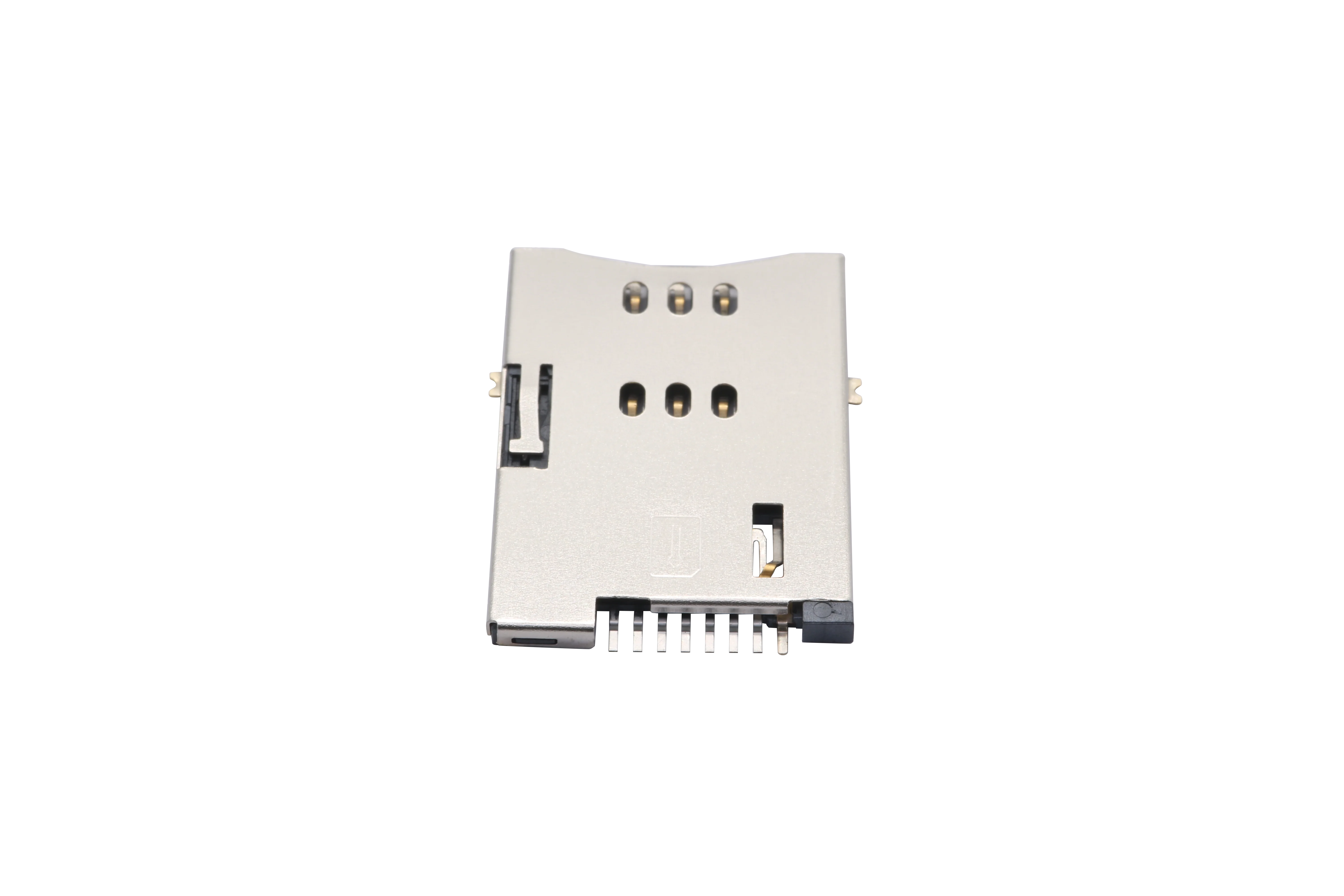 SIM card socket Stable Performance push push type 8 PIN H1.8 SIM card ...