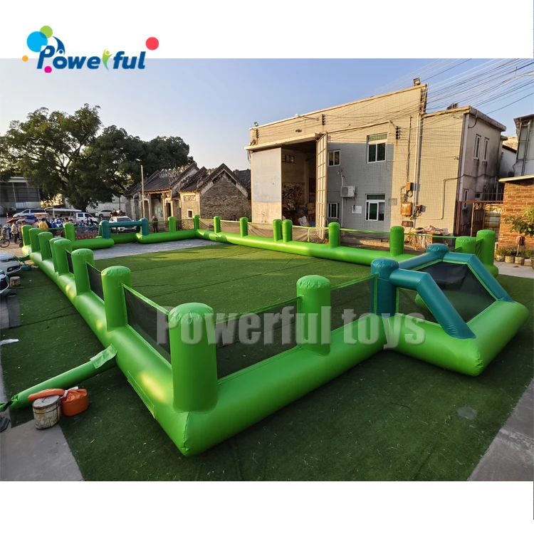 Commercial Inflatable Football Pitch PVC Inflatable Soccer Field ...