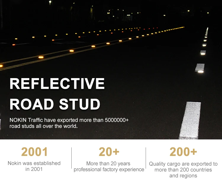 Cat Eye Road Markers Temporary Road Studs IP68 Ojo De Gato 3m ...