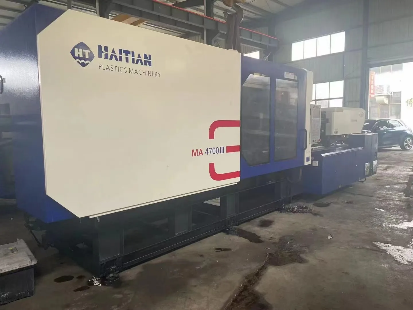 New Haitian 470 Ton Injection Molding Machine Ma4700 Servo Motor ...