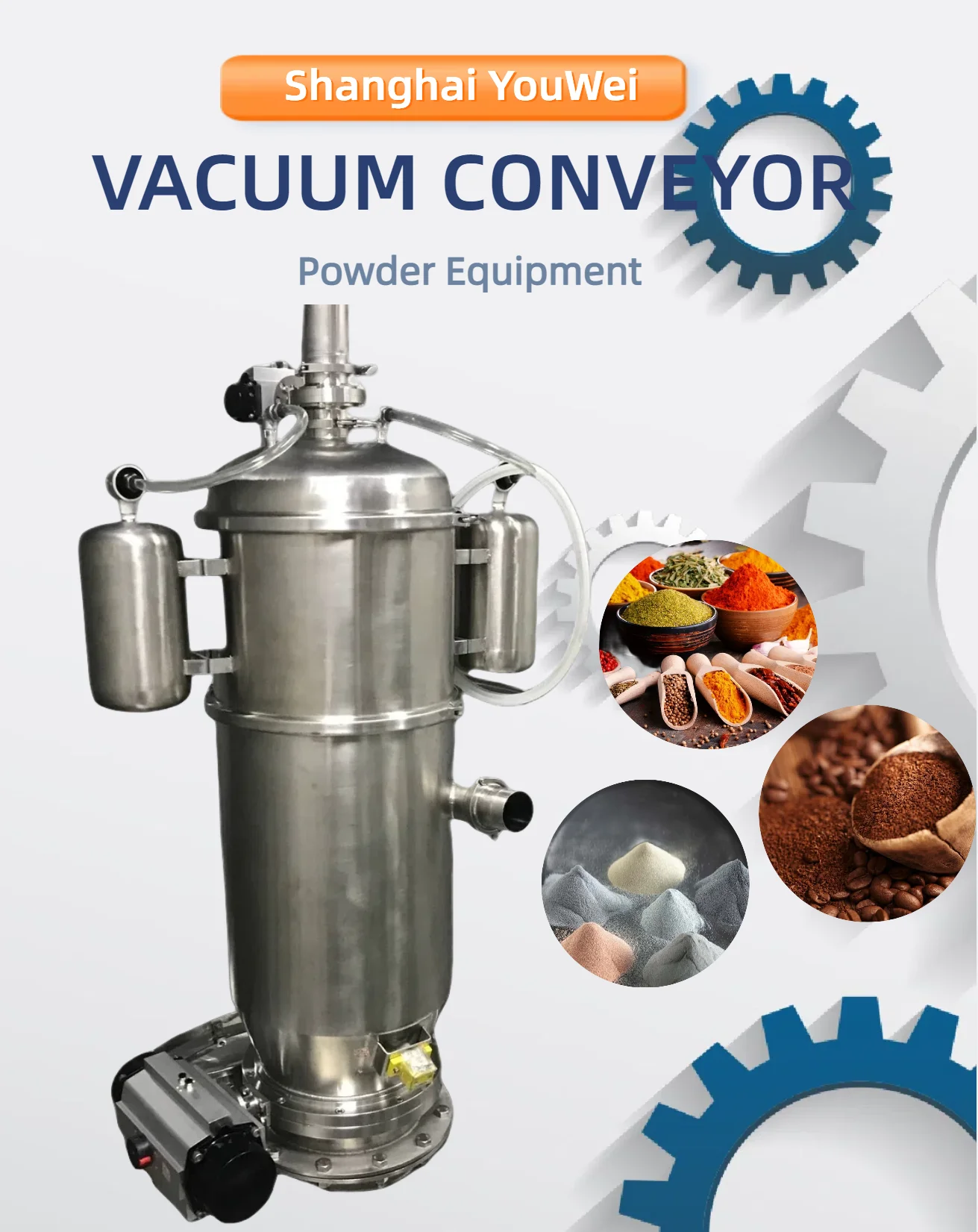 Vacuum Conveyor Pneumatic Conveying Vacuum Transfer Feeder Conveyor ...