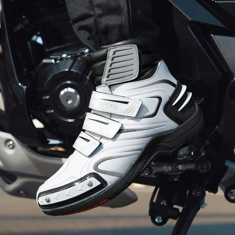 High Quality Fashion Motorcycle Biker Racing Leather Boots Pro Quality ...