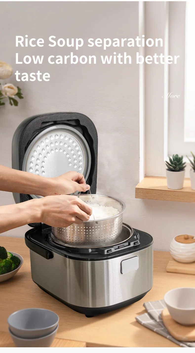 New IH Low Sugar Rice Cooker 5L Stainless Steel Inner Pot Housing ...