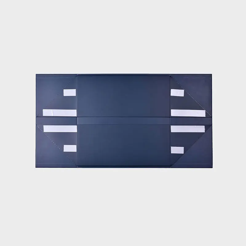 Wholesale Navy Blue Rigid A3 Gift Box with Changeable Ribbon for Shoes ...