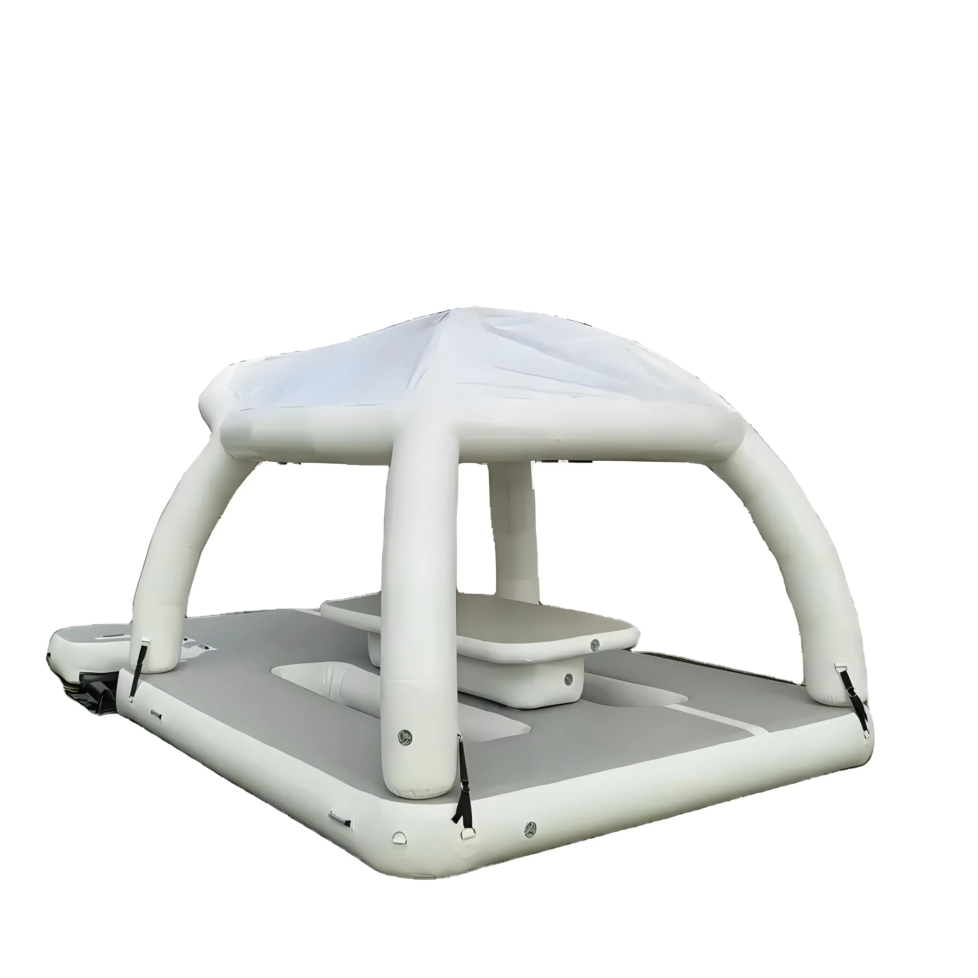 Floating Dock Platform Floating Island for Pool Party Inflatable Cabana ...