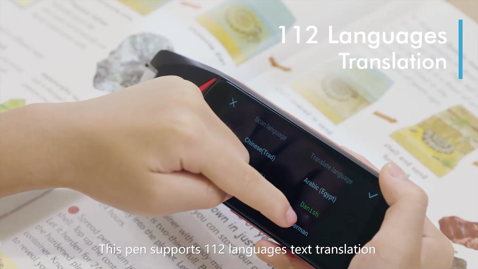 Newyes Text Scanner Pen English Languages Voice Translation Machine ...