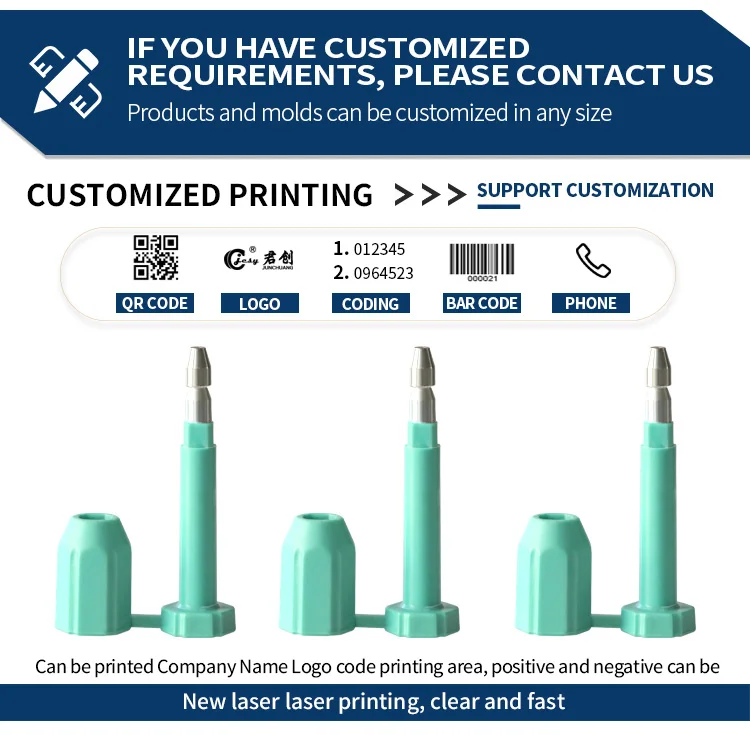 Jcbs602 Iso 17712 Custom Lock Container Seal Cargo Bolt Seal Container ...