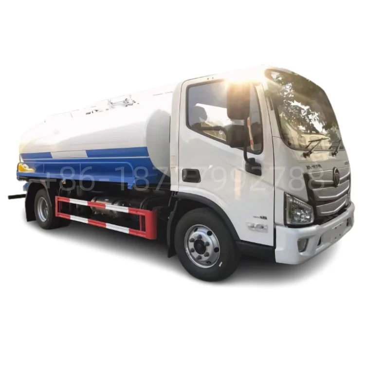 Vacuum Septic Tank Toilet Truck Foton Brand 8000liters Electric Suction ...