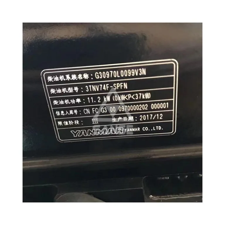 Genuine Parts diesel Motor 3TNV74-SPFN Engine Assy for Yanmar 3TNV74F ...