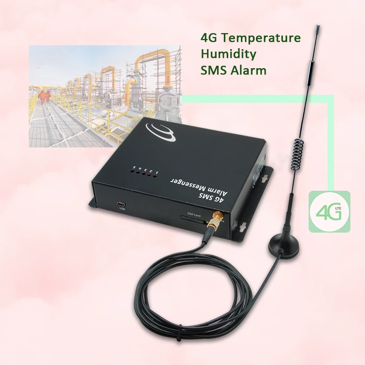 4G Network Transmission of Temperature Data Collector Alarm Sensor ...