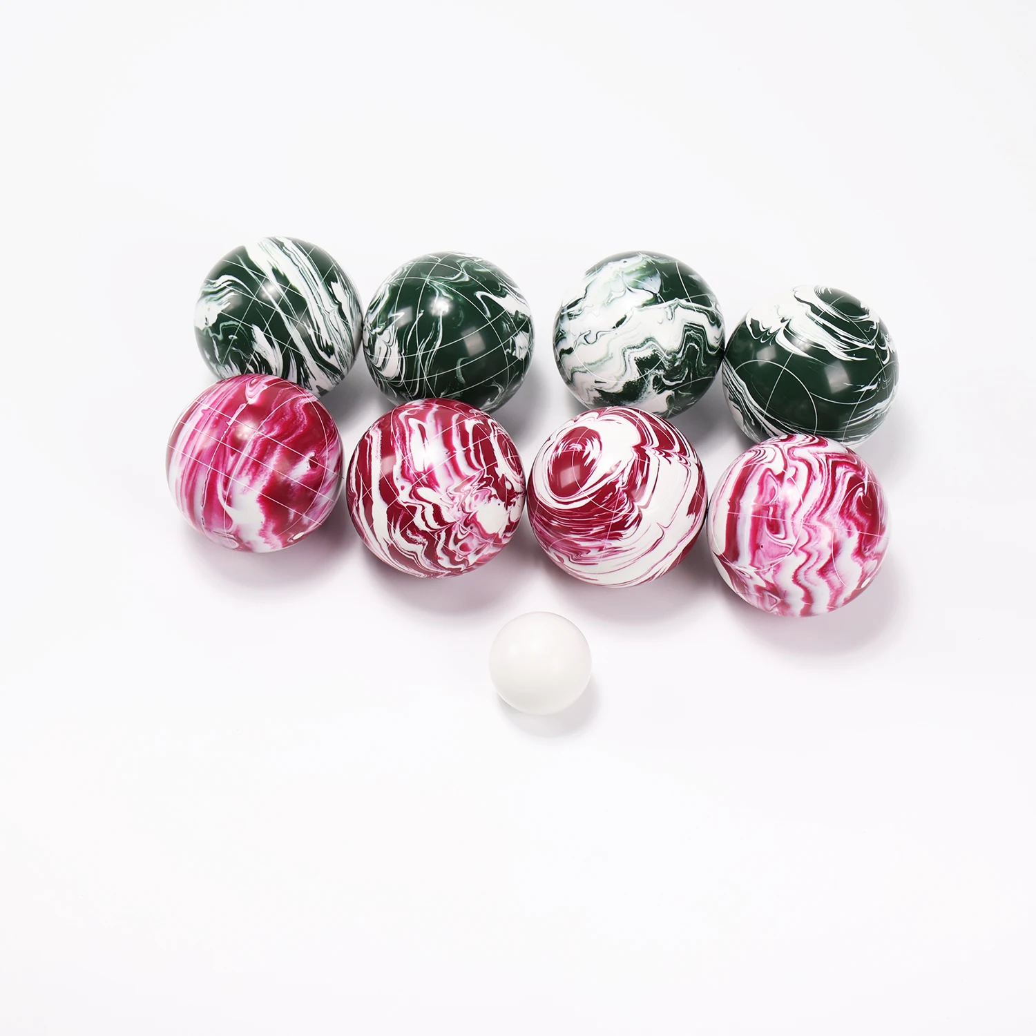 Custom Logo Color Resin Bocce Ball Set for Outdoor Games