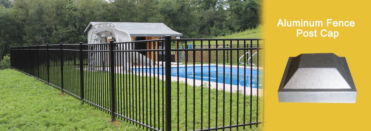 Durable 2.5x4 Square Pressed Steel Post Cap for Fencing