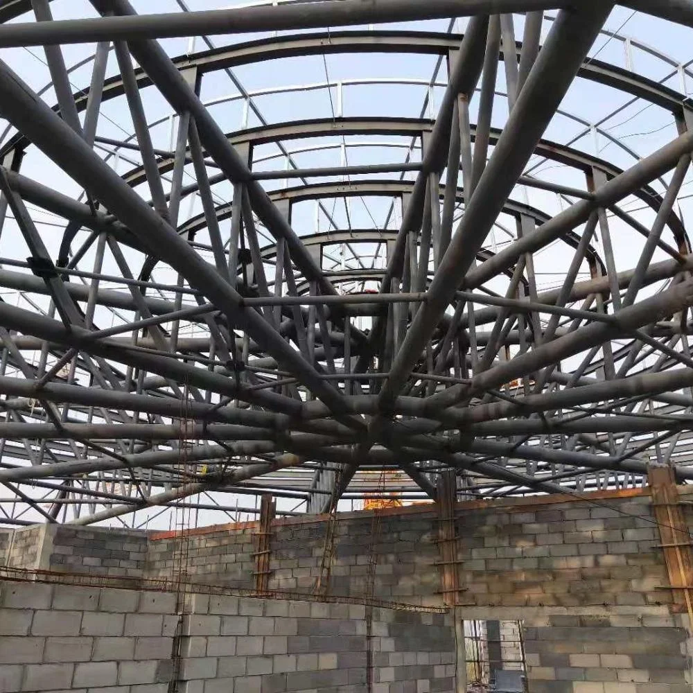 Prefabricated Stadium Roof Cover Steel Membrane Structure Stadium ...