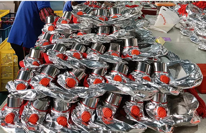 Self-Life-Saving Respirator Lifesaving Firefighter Protective Smoke ...