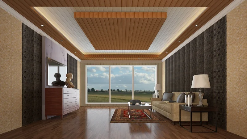 Hot selling indoor pvc ceiling waterproof flame retardant decorative wall panel Alibaba