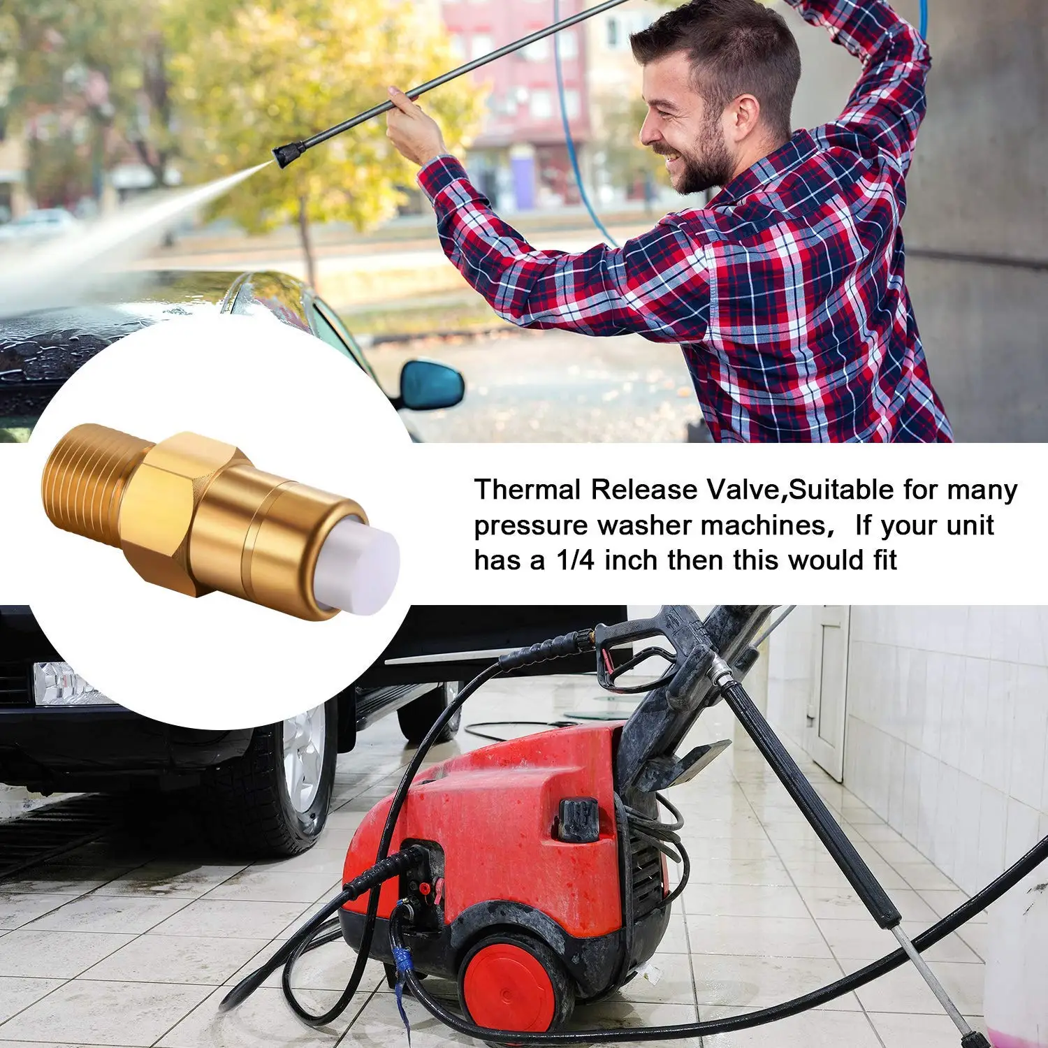 Pressure Washer Thermal Relief Valve Thermal Safety Relief Valve Kit ...