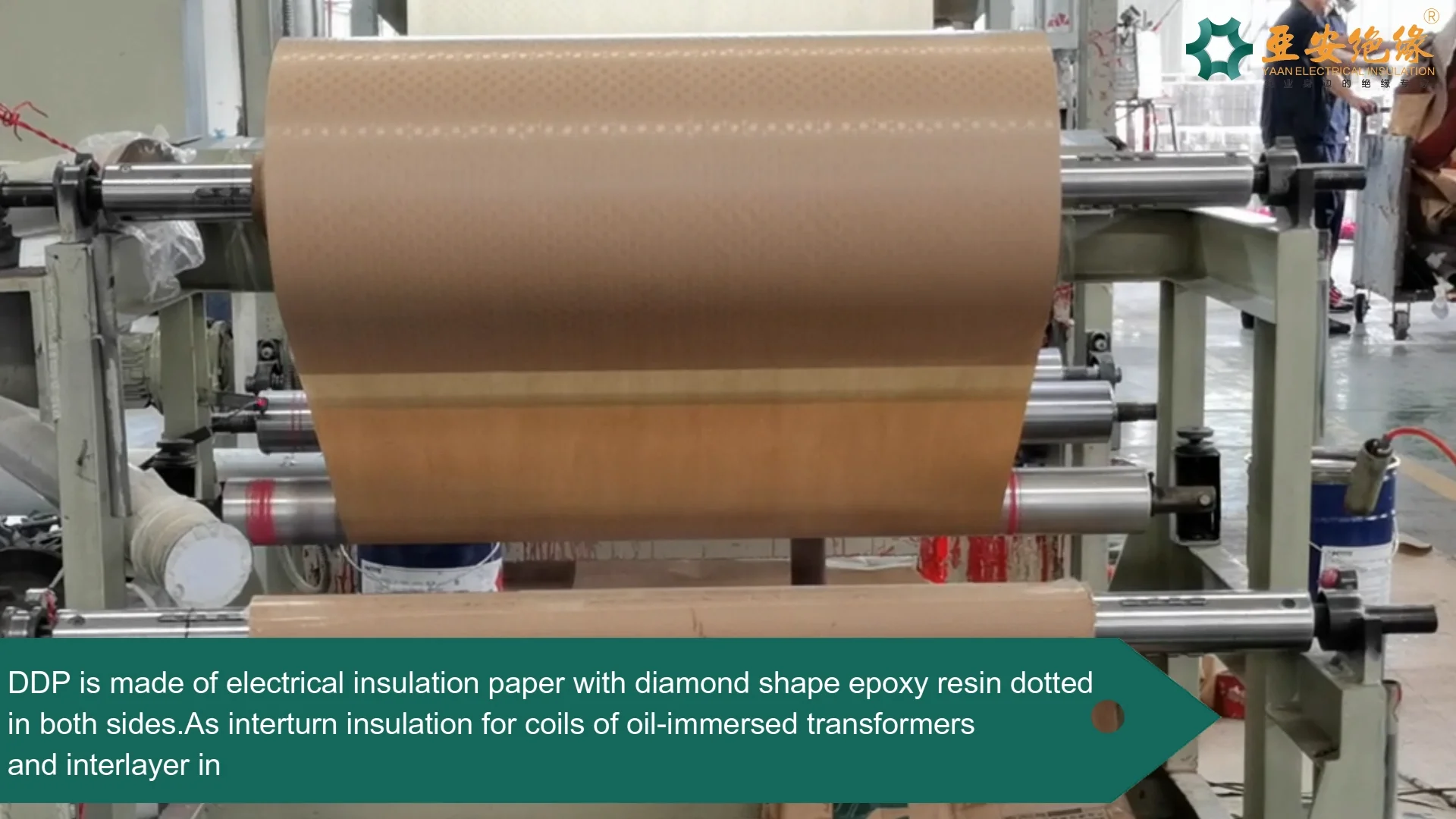 Class A Epoxy Resin Electrical Diamond Dotted Paper Ddp Insulation ...