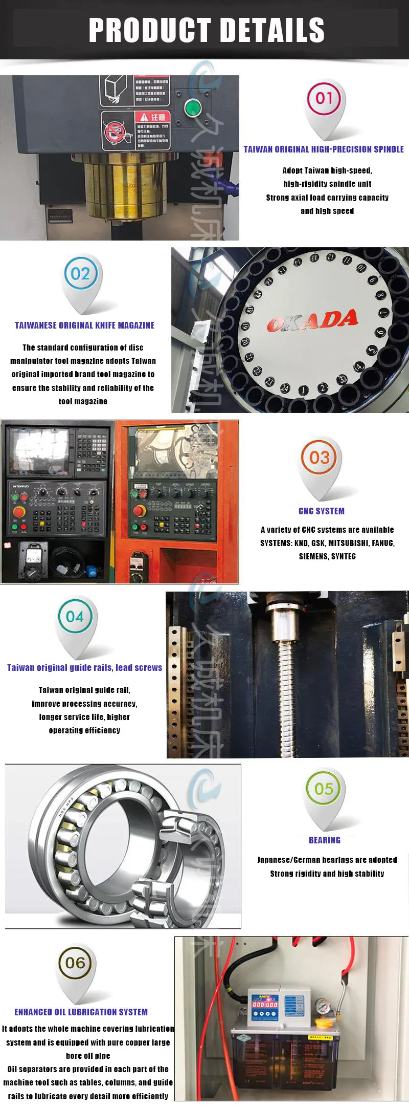 Fanuc Vmc Cnc Machine Processing Centers Vmc855 Cnc Machining Center ...