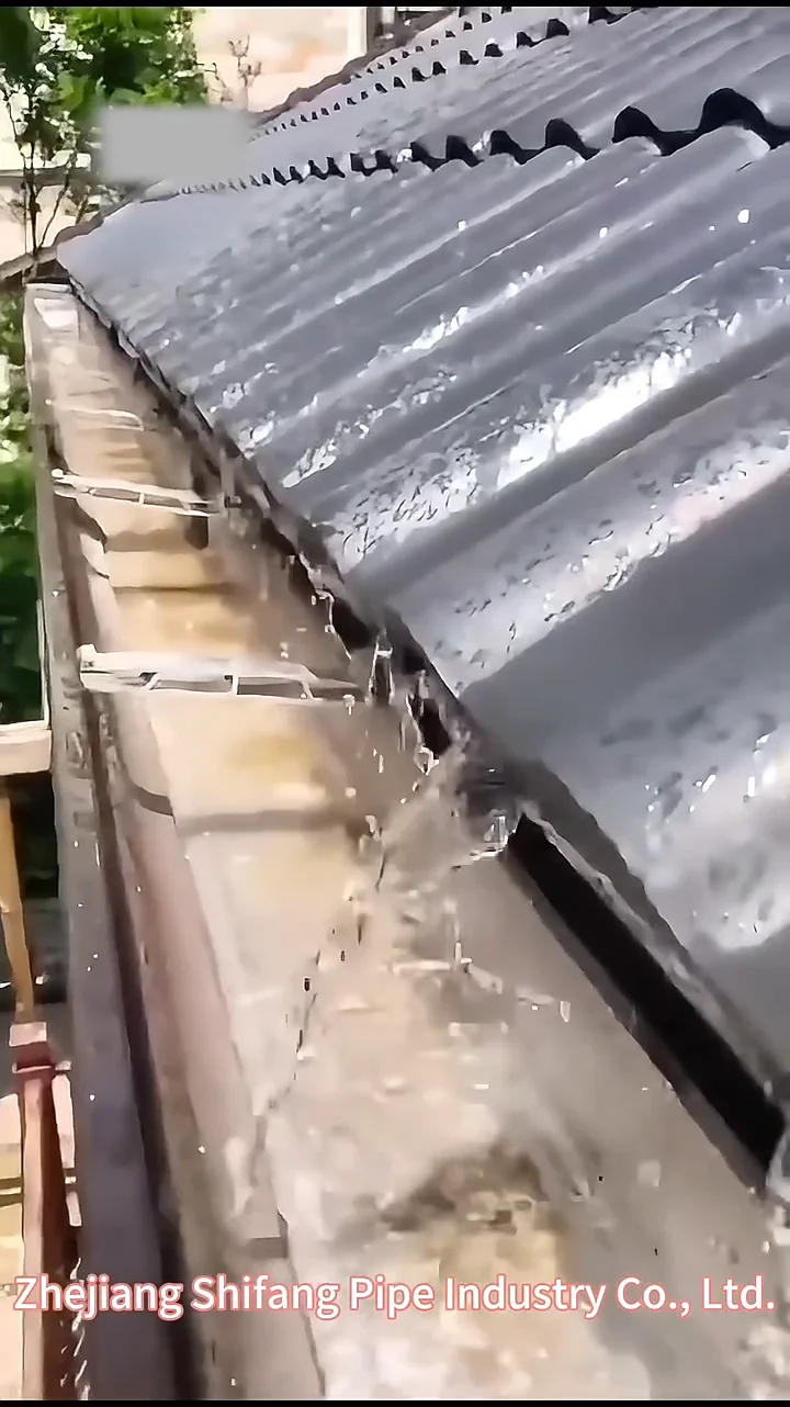 Aluminium Gutter System 5.2 6 7 Inch Rain Water Downspout Gutter ...