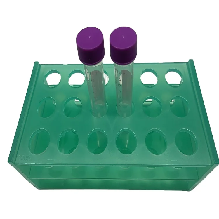 Green Plastic Centrifuge Tube Racks Customized Design Lab Equipment ...