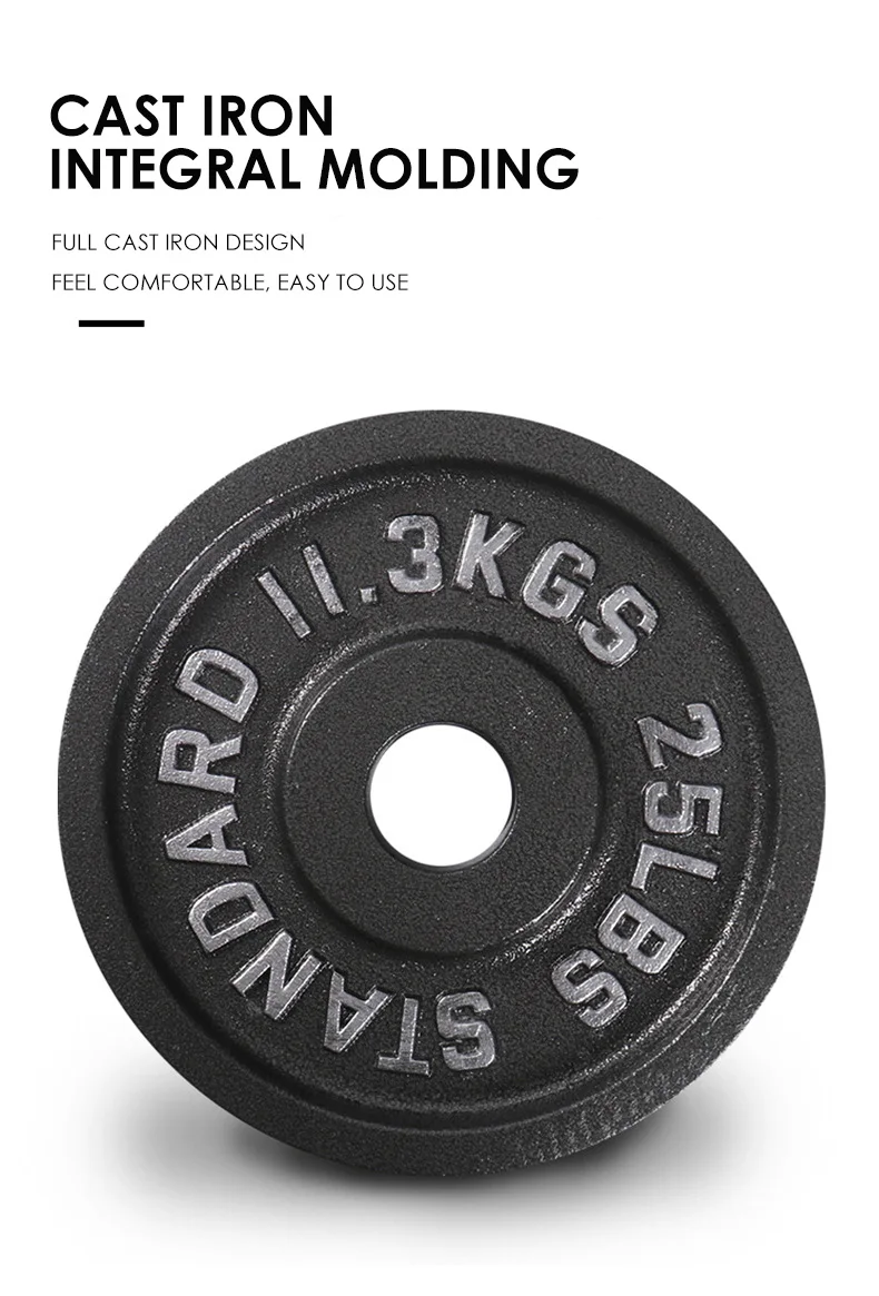 Wholesale Black Weight Stack Plates Custom 45lb Cast Iron Weight Plates ...