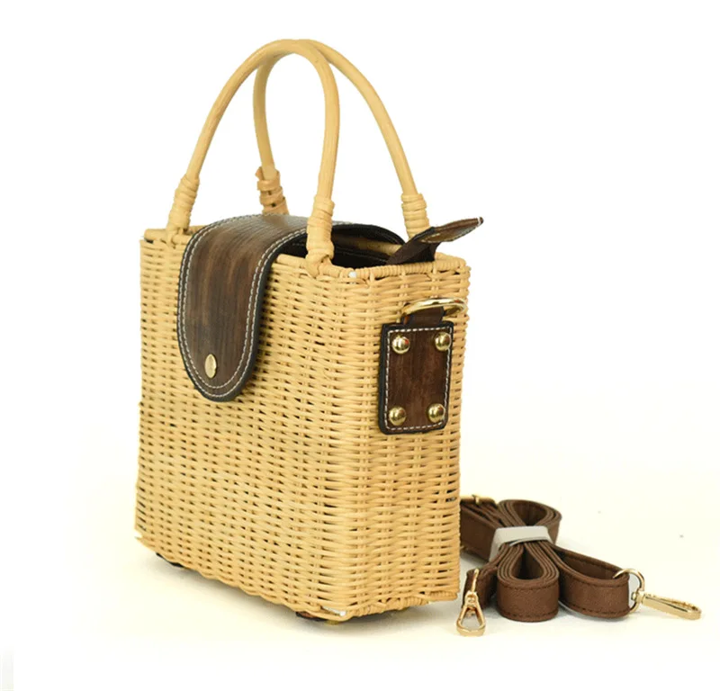 Eco Friendly Rattan Beach Bags & Rattan Market Bags Small Handbag Women ...