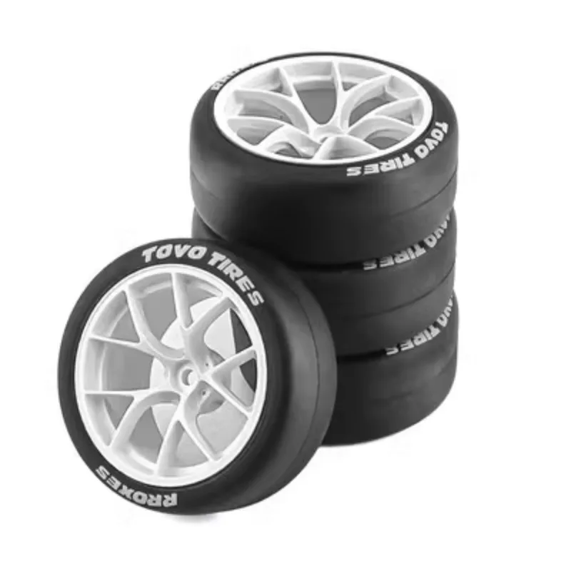 1/10 Rc Racing Car Wheels Rally Tyre & On Road Tires 12mm Hex For ...
