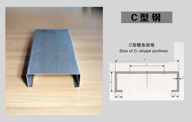 Structural Steel Galvanized Carbon Mild Z C Channel Steel Profile Z ...