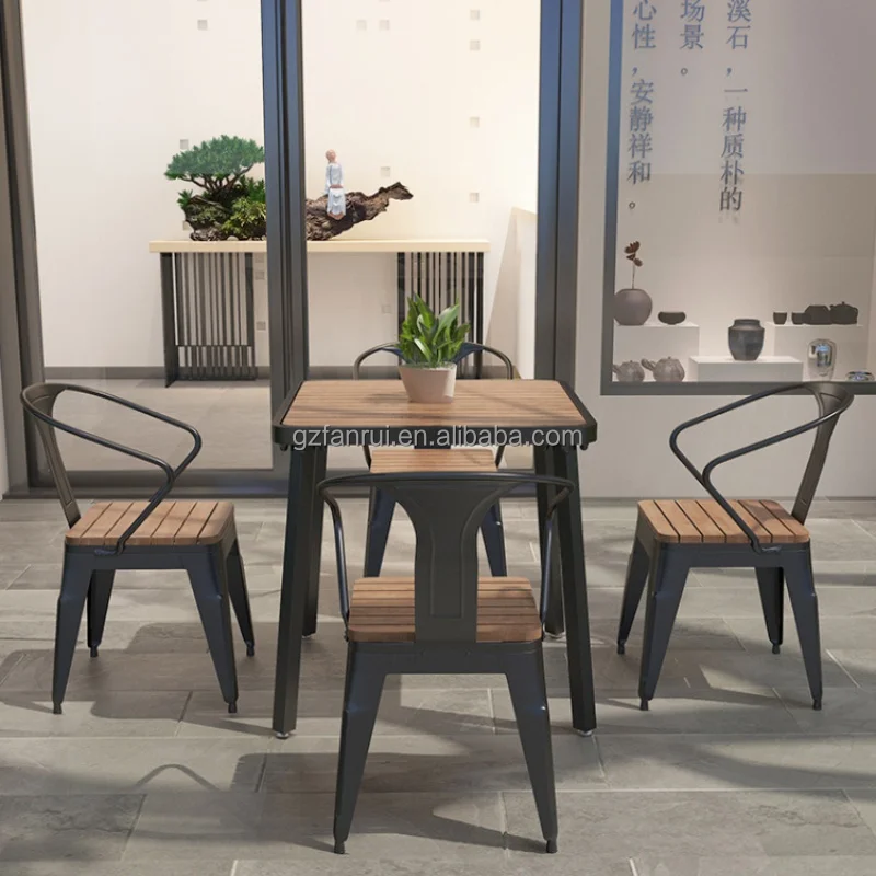 Outdoor Table and Chair Outdoor Table and Chair Courtyard Leisure Small ...