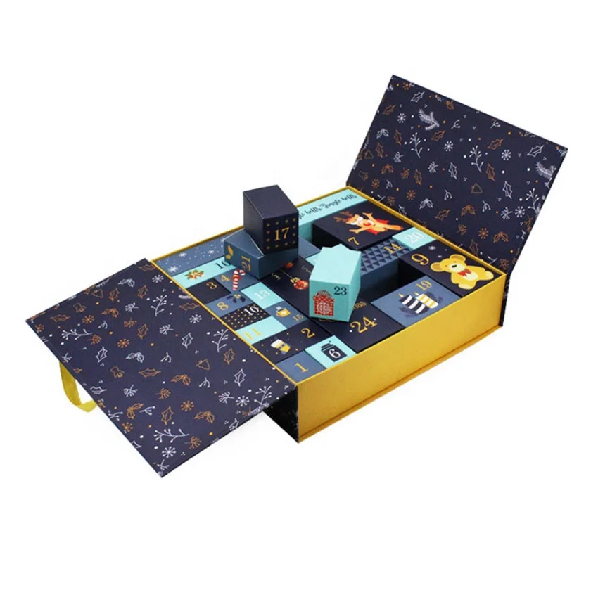 Customized Calendar Gift Box for Christmas Advent Calendar Box Drawer ...